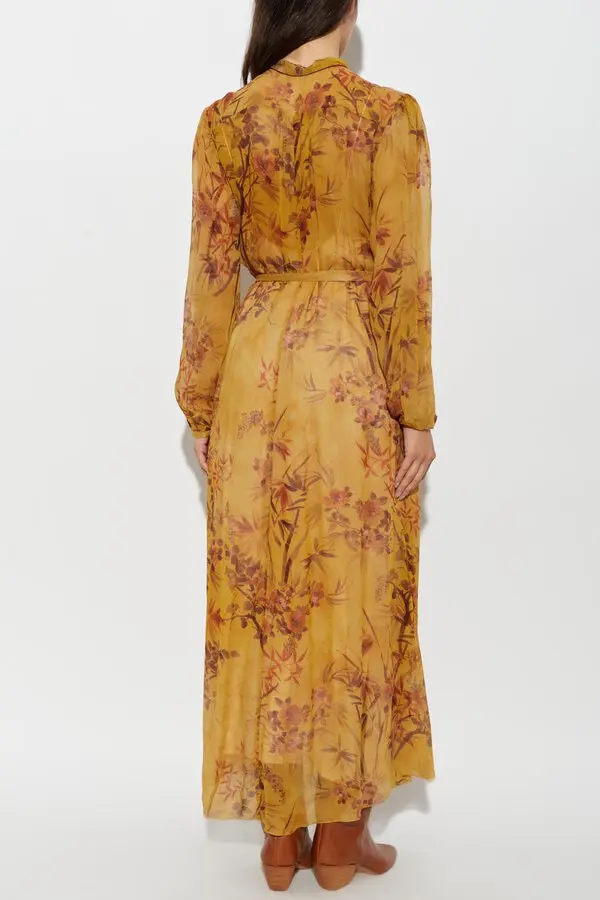 FORTE_FORTE Dress With A Botanical Motif