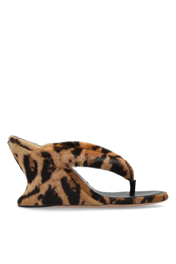 Balenciaga Wedge Heeled Slides ‘gaeta