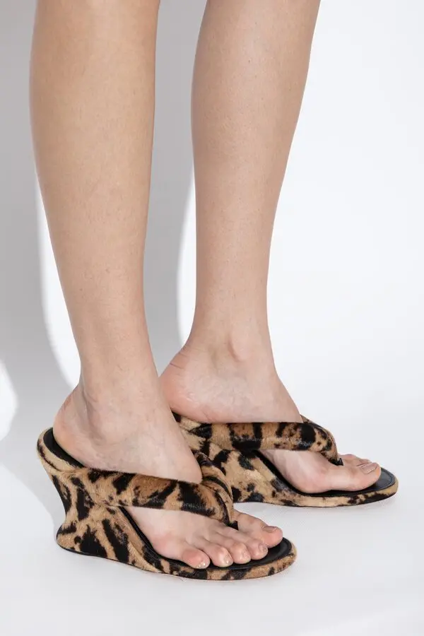 Balenciaga Wedge Heeled Slides ‘gaeta