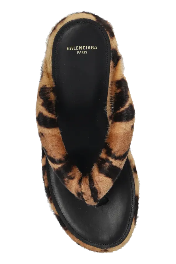 Balenciaga Wedge Heeled Slides ‘gaeta