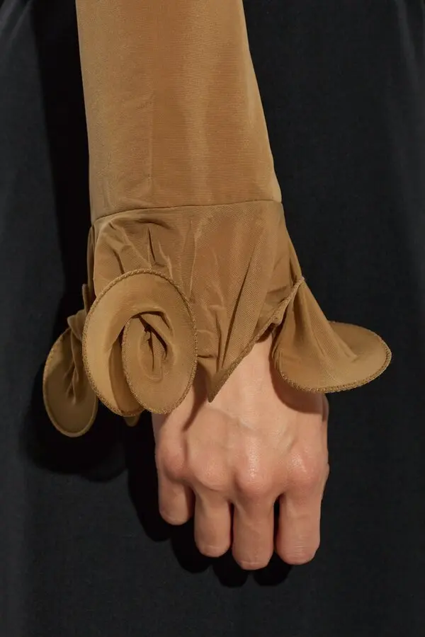 Moschino Top With Decoratively Finished Sleeves