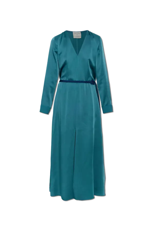 FORTE_FORTE Dress With Belt - Blue