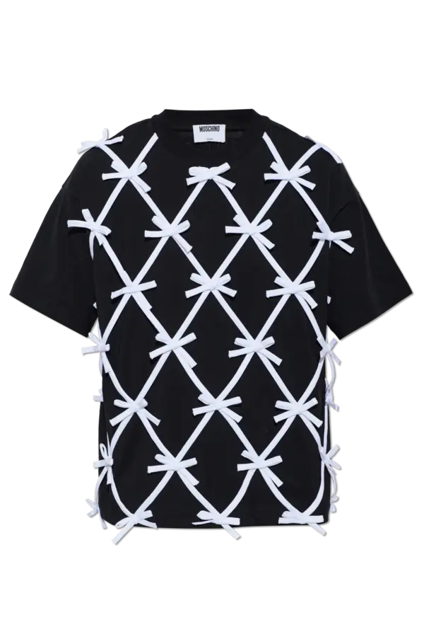 Moschino T-shirt With Decorative Bows