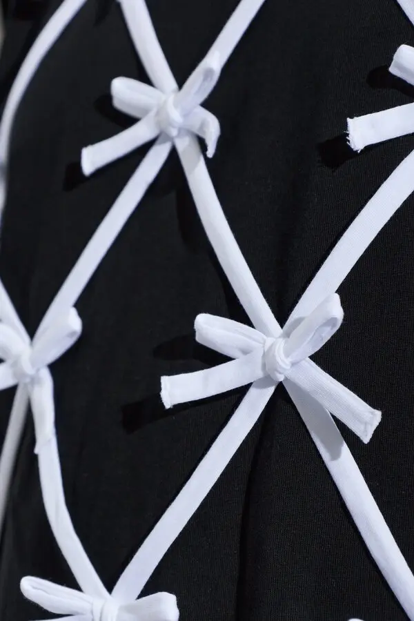 Moschino T-shirt With Decorative Bows
