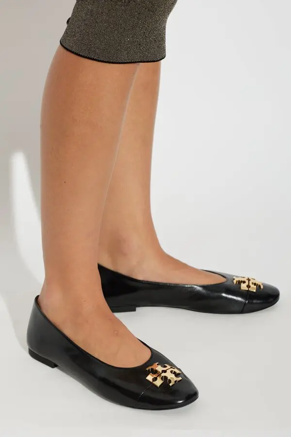 Tory Burch Charlie’ Leather Ballet Flats