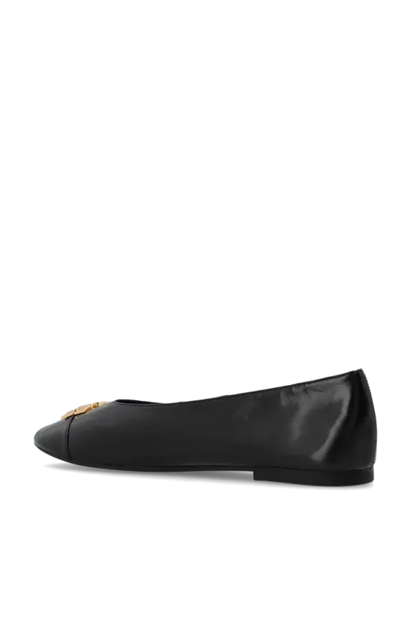 Tory Burch Charlie’ Leather Ballet Flats