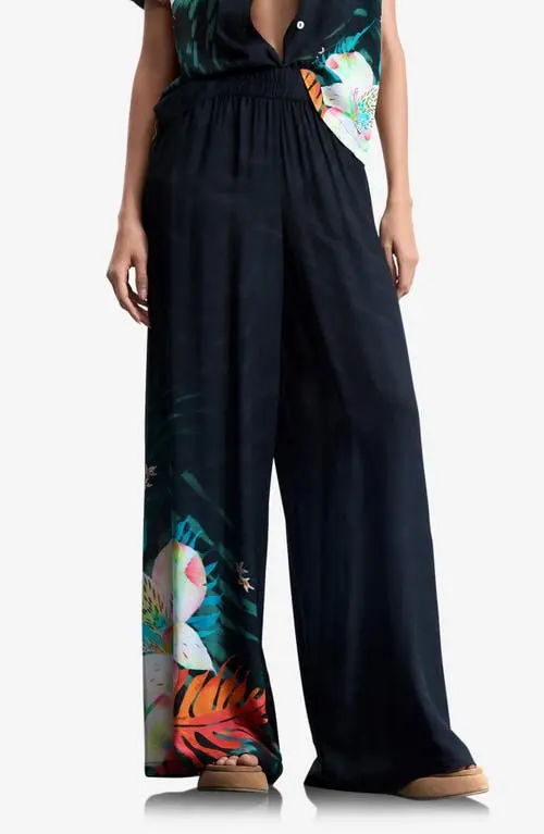 Desigual Wide Leg Trousers