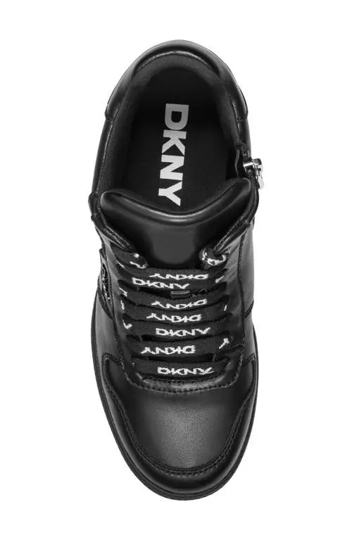 Dkny Sereina Hidden Wedge Sneaker - Black
