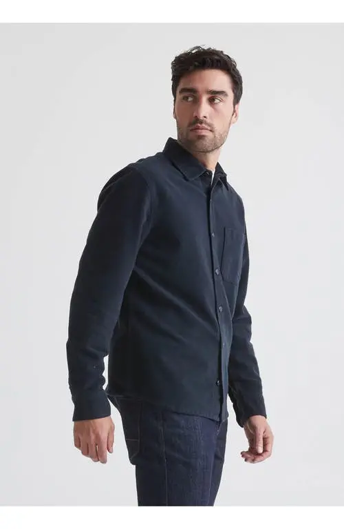 DUER No Sweat Moleskin Shirt - Navy