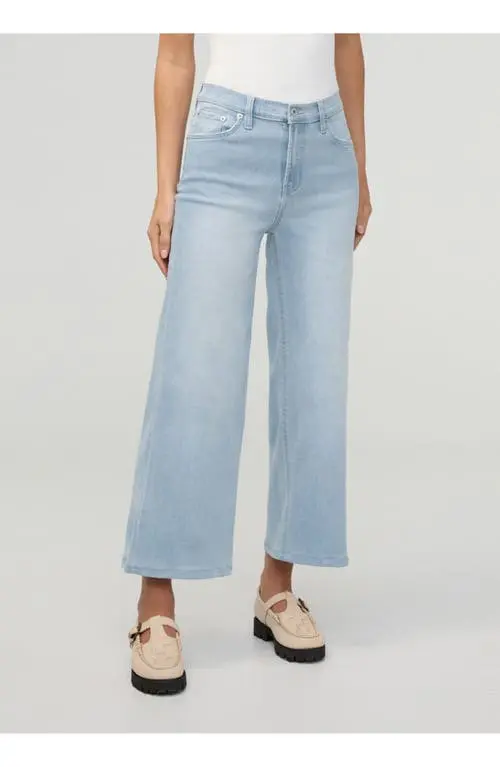 DUER High Rise Wide Leg Crop Performance Denim - Zephyr