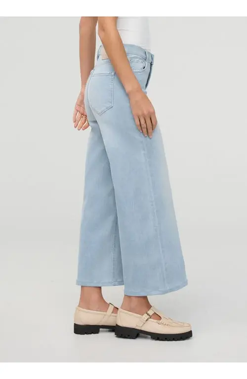 DUER High Rise Wide Leg Crop Performance Denim - Zephyr