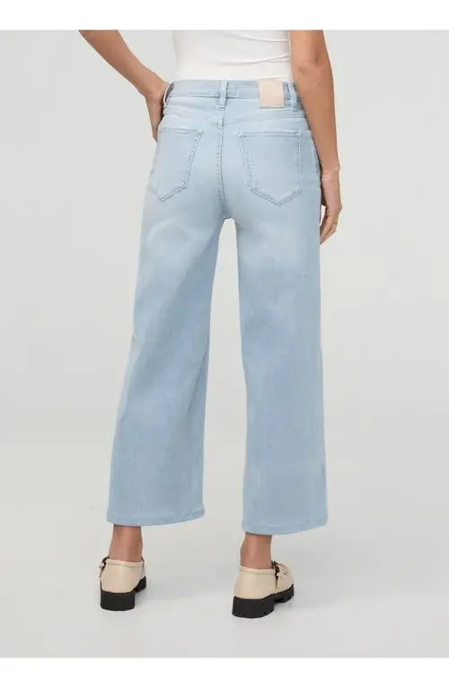 DUER High Rise Wide Leg Crop Performance Denim - Zephyr