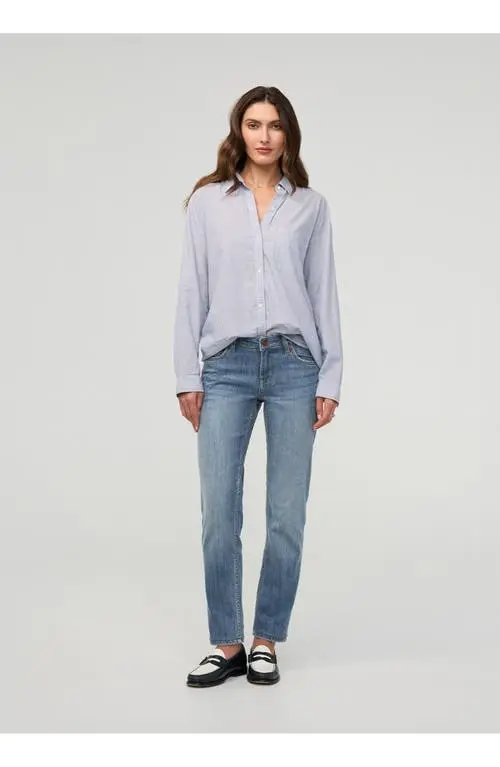 DUER Performance Denim Girlfriend - Blue-ash