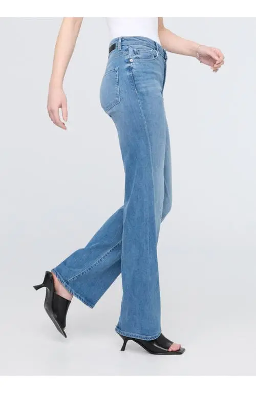 DUER No Sweat Denim High Rise Wide Leg Jeans