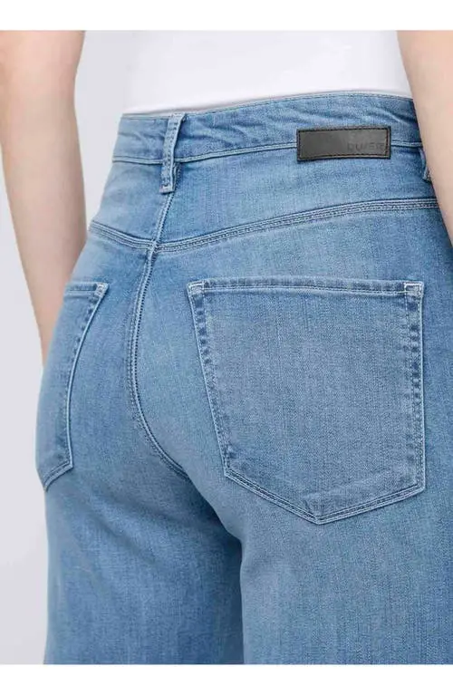 DUER No Sweat Denim High Rise Wide Leg Jeans