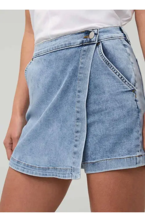 DUER Performance Denim Lite Wrap Skort