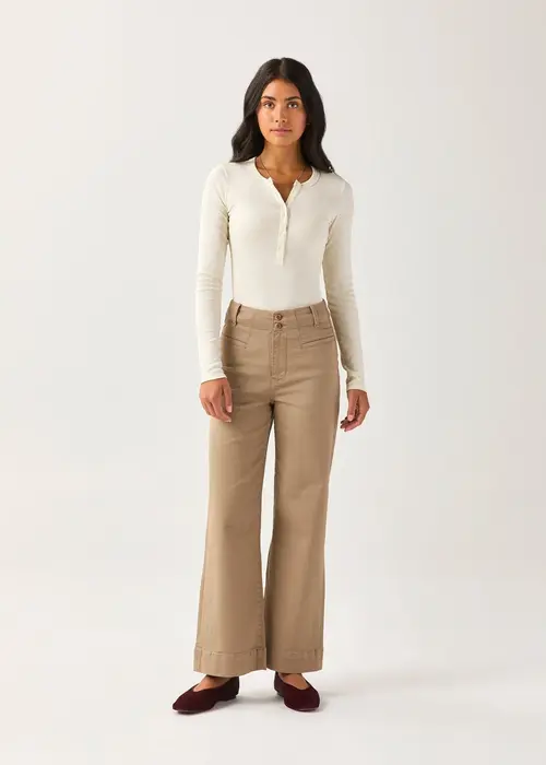 DUER Pure Pima Cotton Dolman Tee - Chestnut