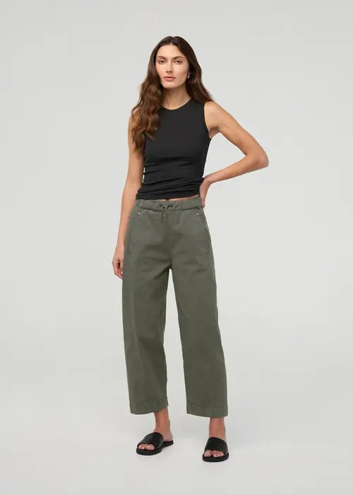 DUER Pure Pima Cotton Dolman Tee - Washed Stone
