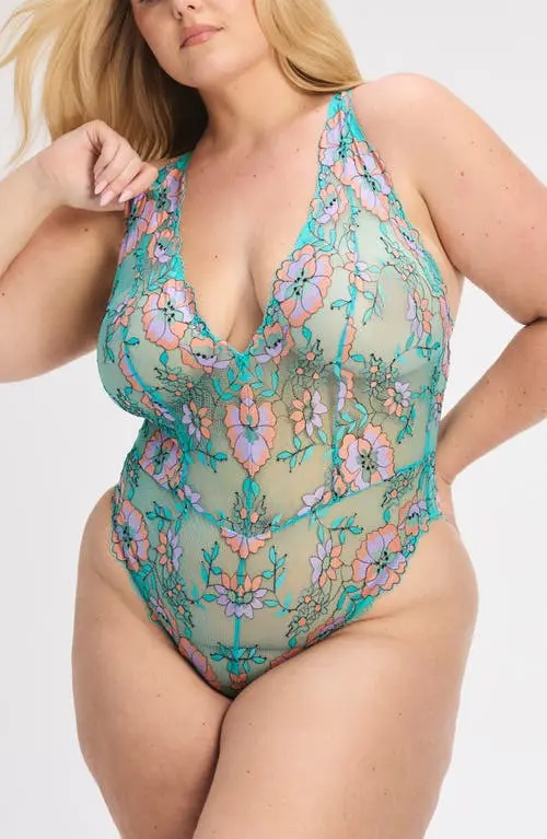 SAVAGE X FENTY Floral Lace Teddy