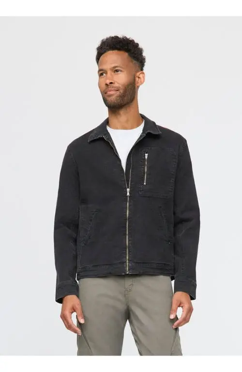 DUER Stretch Canvas Utility Jacket - Black