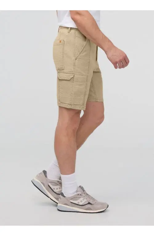 DUER Stretch Canvas Cargo Short - Tan