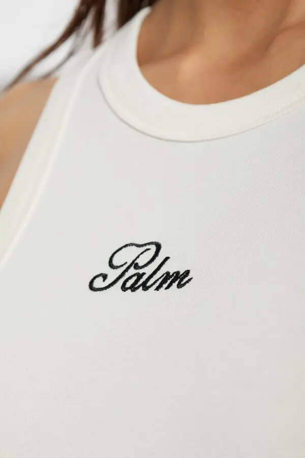 Palm Angels Sleeveless Knit Top