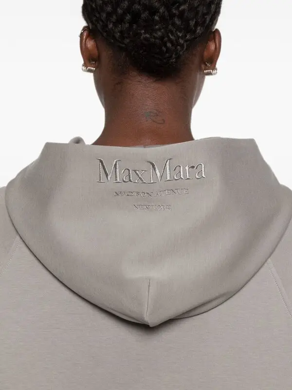 Max Mara Cotton Zipped Hoodie