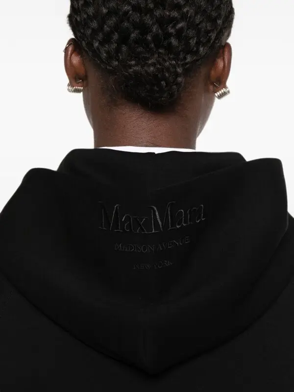 Max Mara Zip-up Cotton Hoodie
