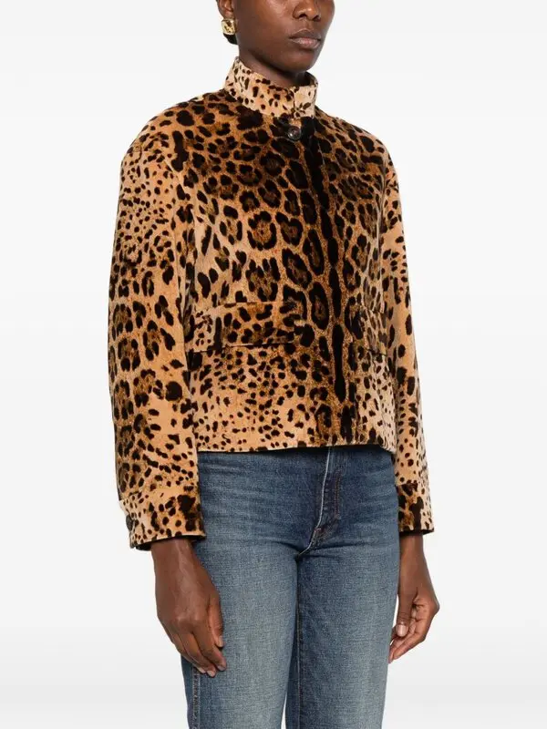 Max Mara Printed Cotton Blouson Jacket