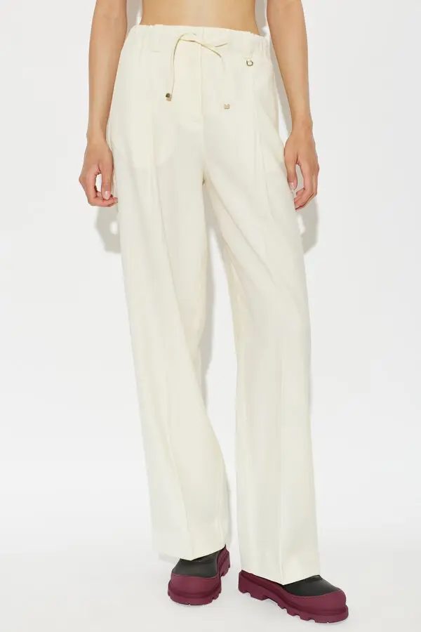 Moncler Wool Pleated Trousers