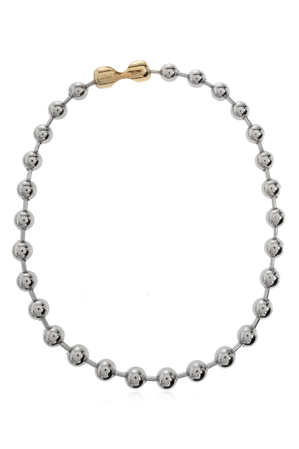 MAISON MARGIELA Brass Necklace - Silver