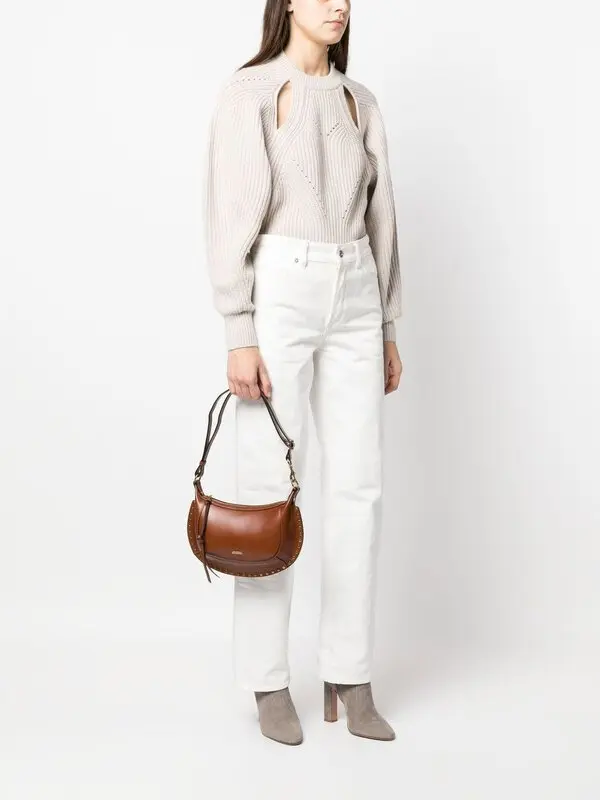 Isabel Marant Étoile Oskan Moon Shoulder Bag - Brown