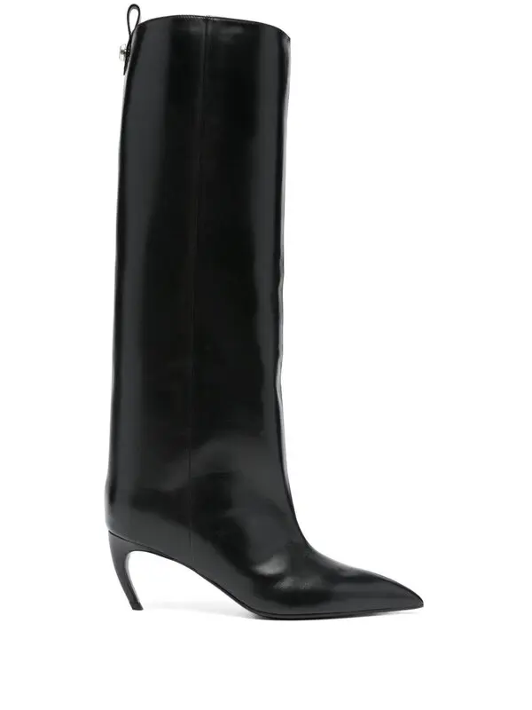 Attico Lea Leather Boots