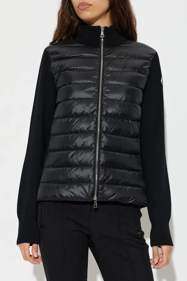 Moncler Cardigan With Down Filling