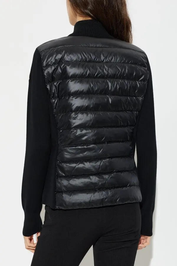 Moncler Cardigan With Down Filling