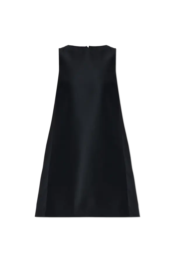 Balenciaga Wool And Silk Blend A-line Mini Dress