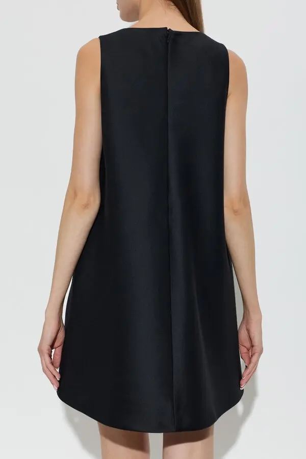 Balenciaga Wool And Silk Blend A-line Mini Dress
