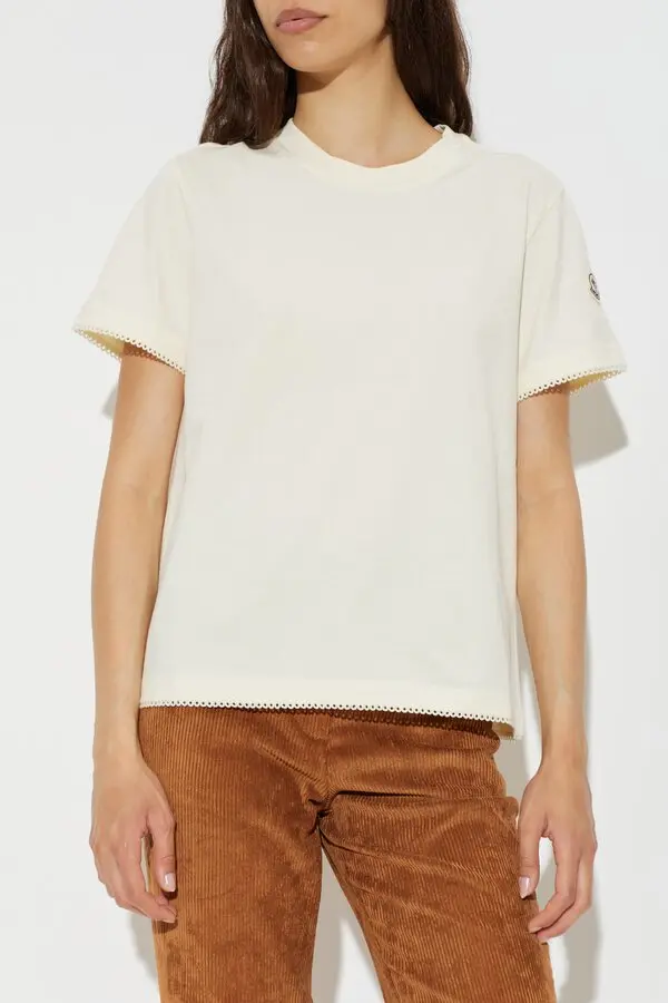 Moncler T-shirt With Decorative Trim