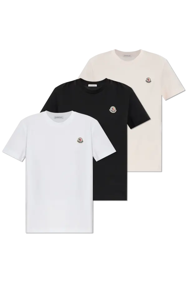 Moncler 3-pack Of T-shirts