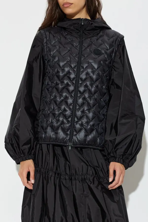 Moncler Mirage" Down Jacket With Detachable Sleeves