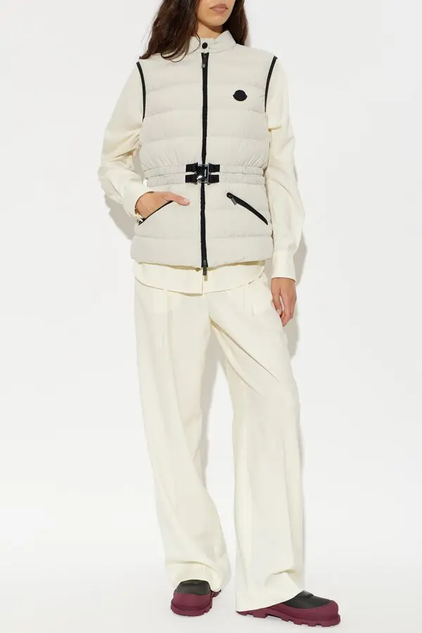 Moncler Romantisme Quilted Belted Vest
