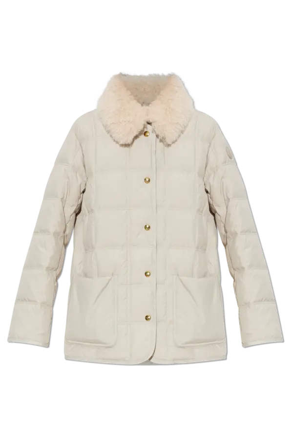 Moncler Cygnes" Down Jacket - Beige