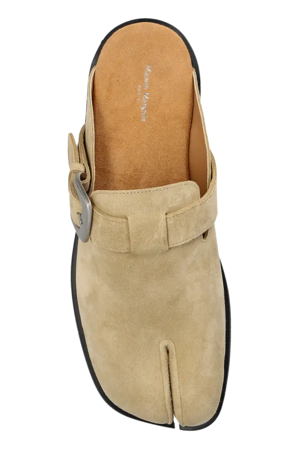 MAISON MARGIELA Suede Tabi Mules With Buckle