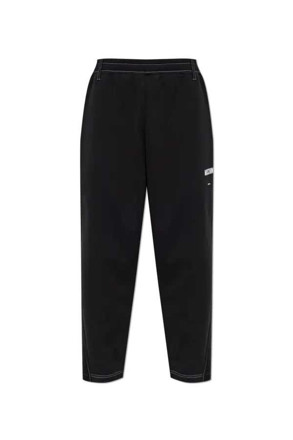 Moschino Sweatpants With Contrast Stitching - Black
