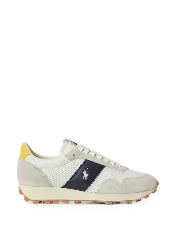 Polo Ralph Lauren Mesh-panelled Sneakers - White