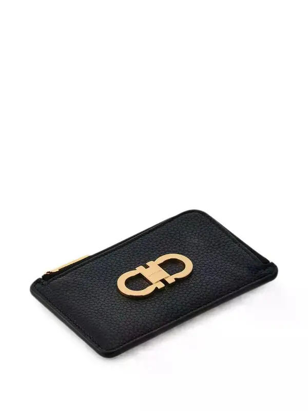 FERRAGAMO Gancini Hammered Card Holder