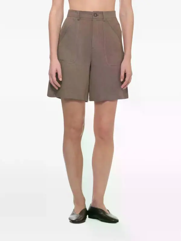 EMME Emmadorini Linen Bermuda Shorts