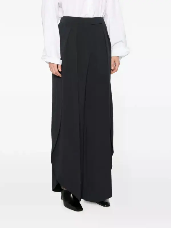 Max Mara Pleated Wide-leg Palazzo Pants