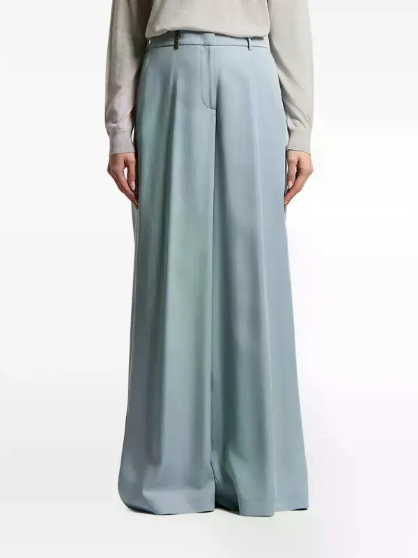 Peserico Pleat-detail Palazzo Pants