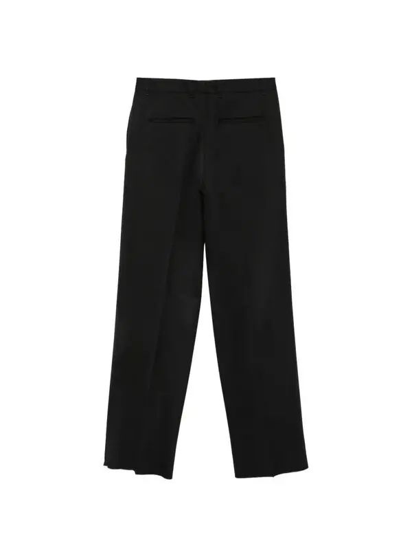 LARDINI Pleated Tailored Trousers - Black